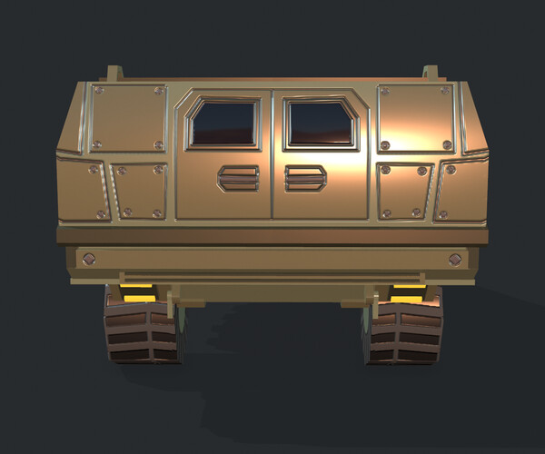 ArtStation - MRAP Armored Vehicle | Game Assets