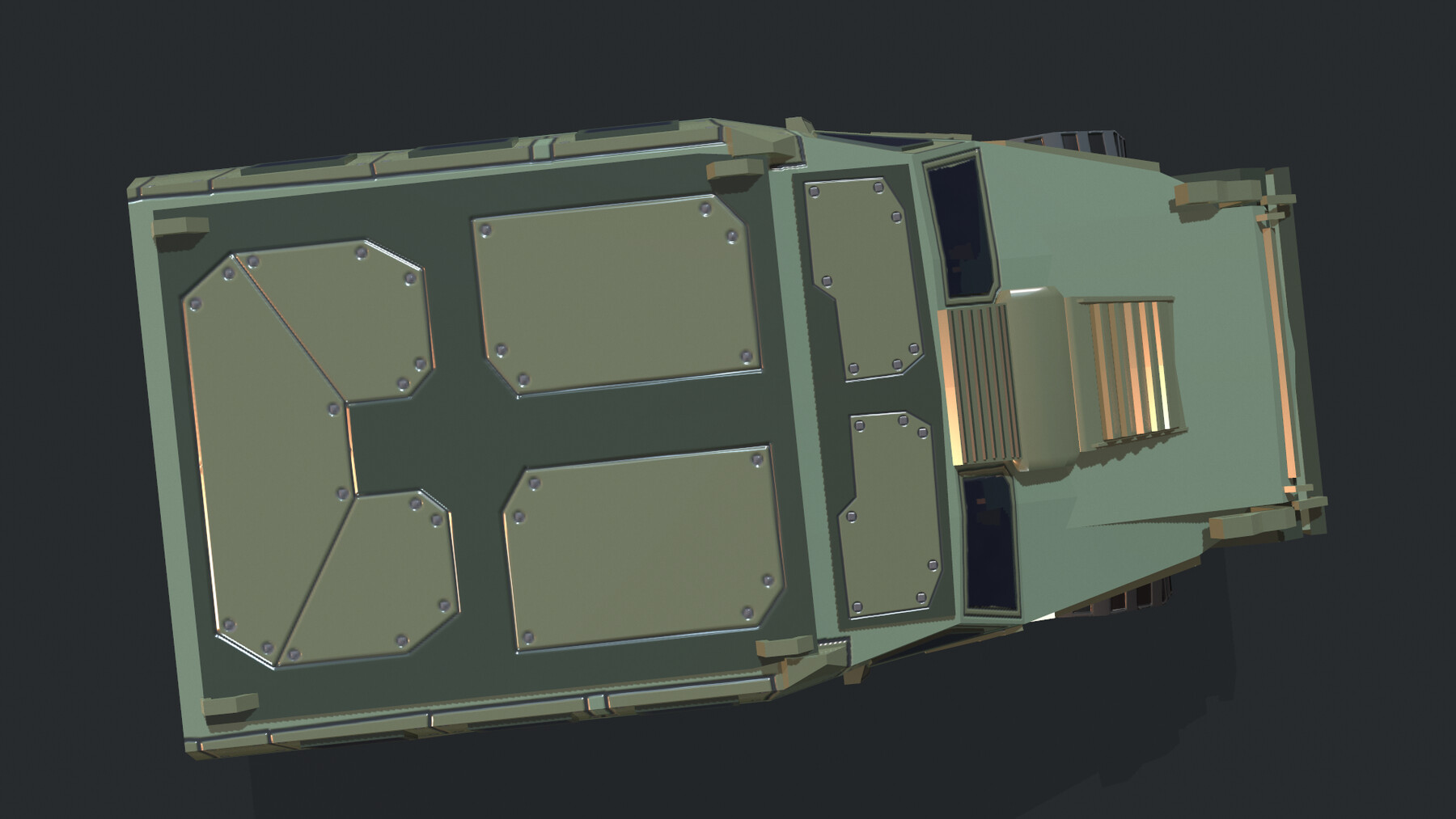 ArtStation - MRAP Armored Vehicle | Game Assets