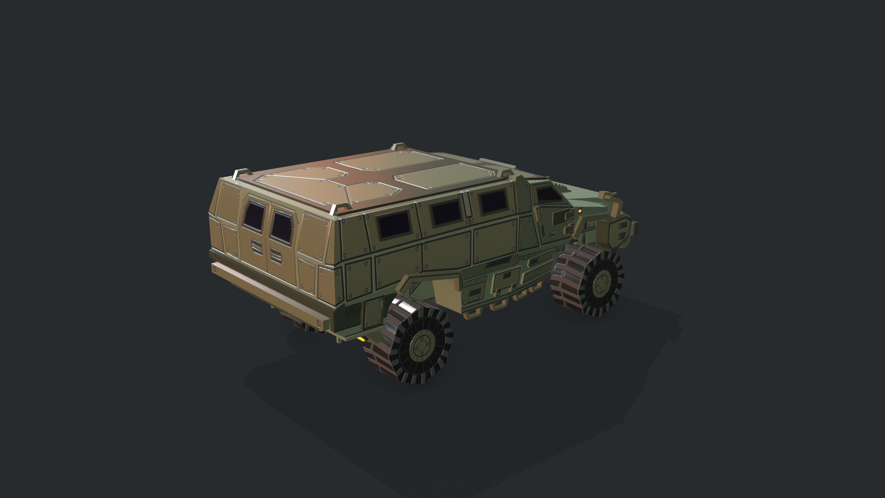 ArtStation - MRAP Armored Vehicle | Game Assets