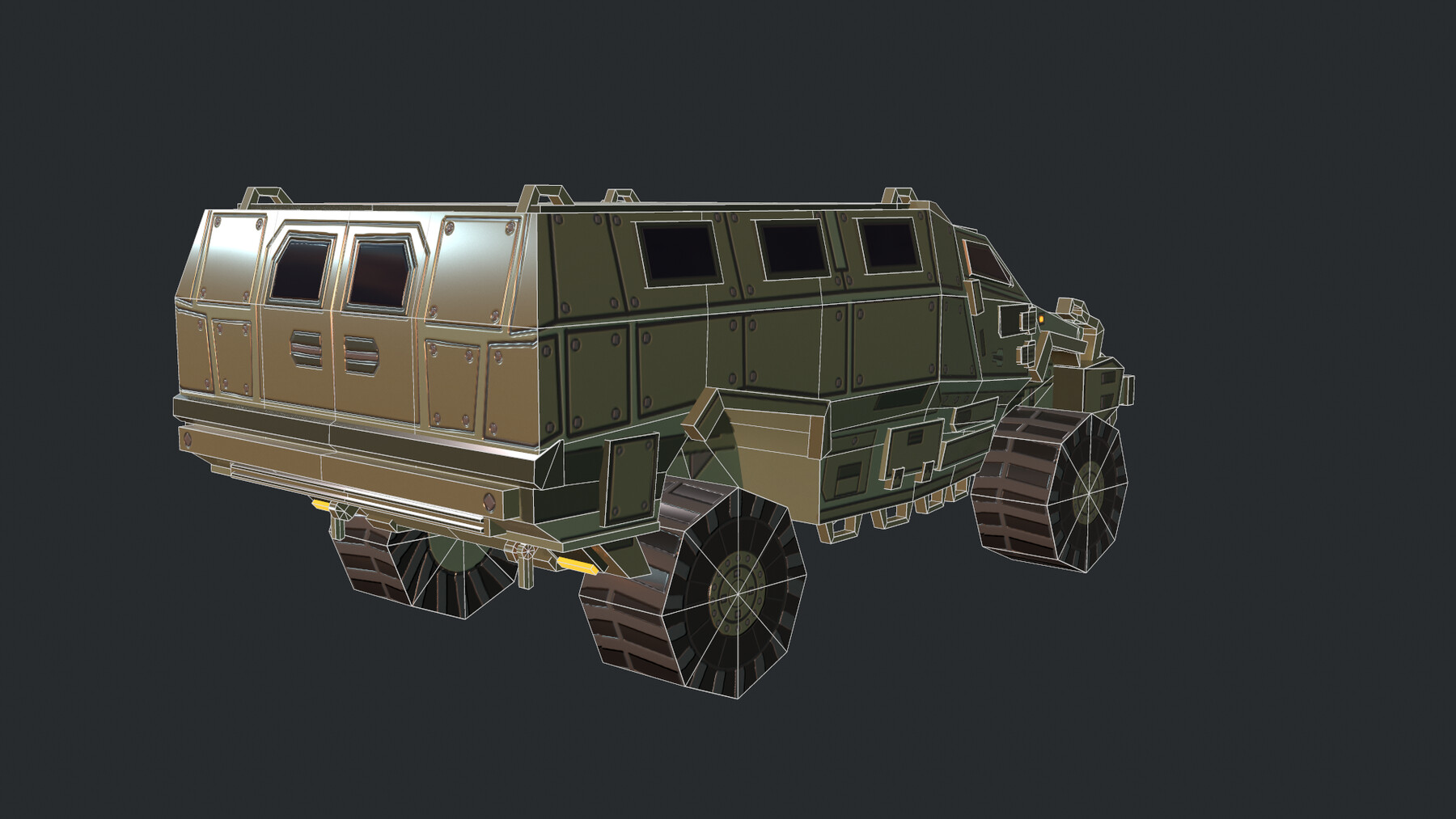 ArtStation - MRAP Armored Vehicle | Game Assets