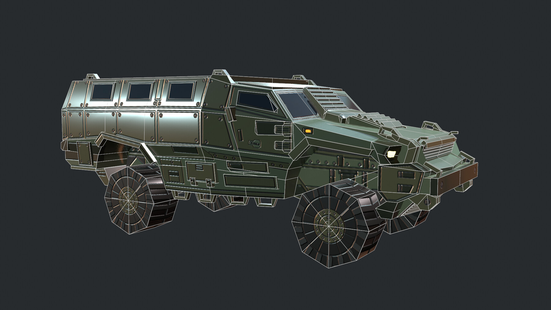 ArtStation - MRAP Armored Vehicle | Game Assets