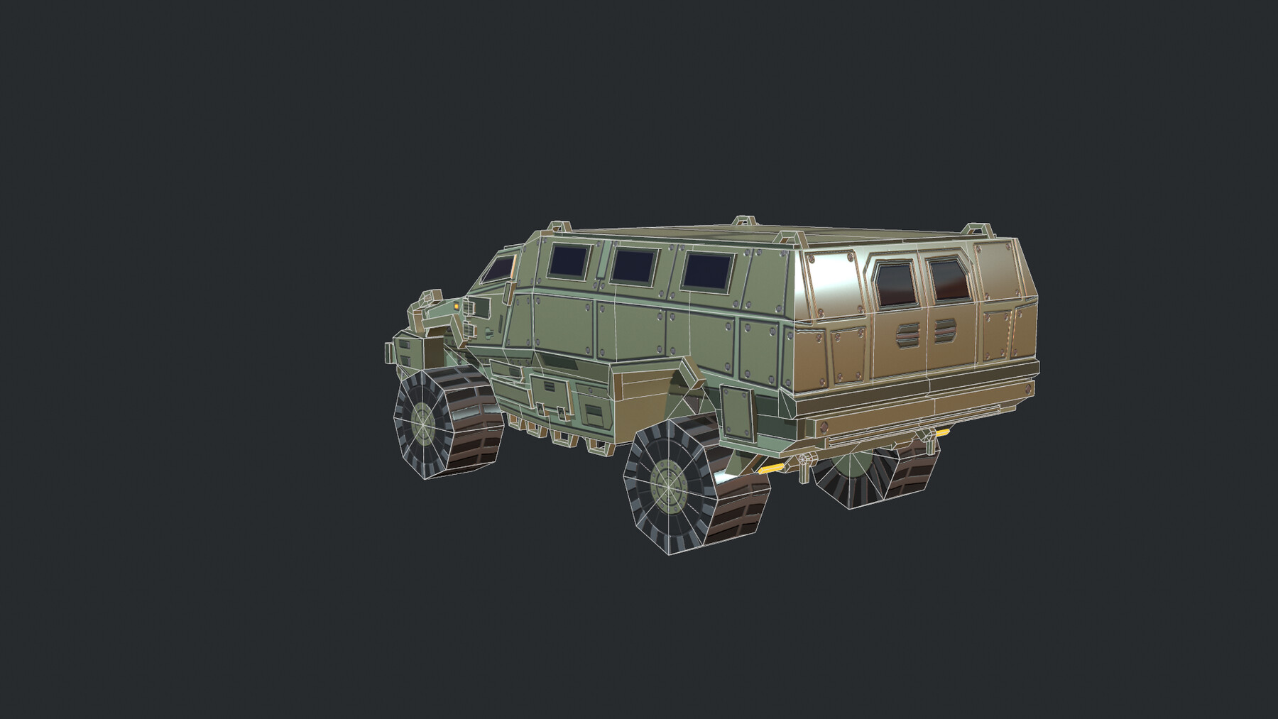 ArtStation - MRAP Armored Vehicle | Game Assets