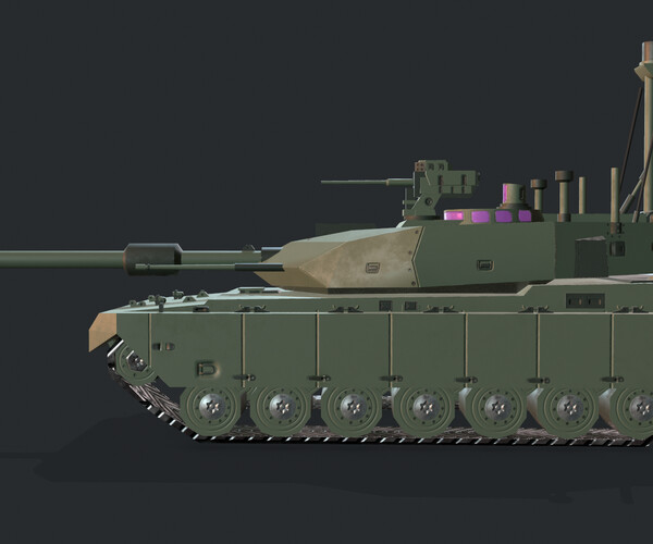ArtStation - Modern MBT Tank | Game Assets