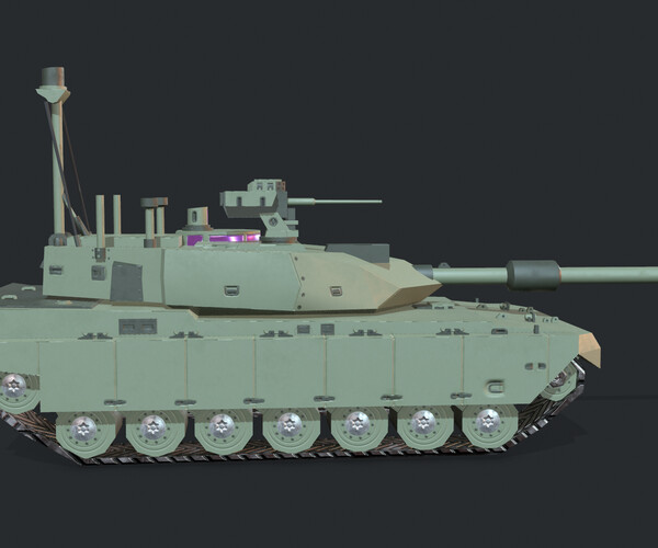 ArtStation - Modern MBT Tank | Game Assets