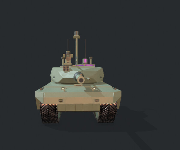 ArtStation - Modern MBT Tank | Game Assets