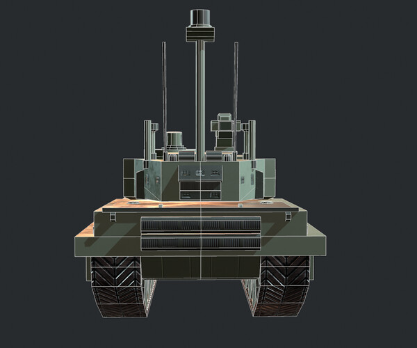 ArtStation - Modern MBT Tank | Game Assets