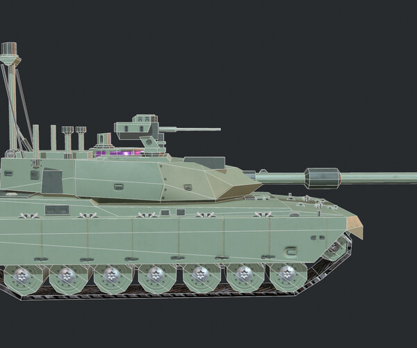 ArtStation - Modern MBT Tank | Game Assets
