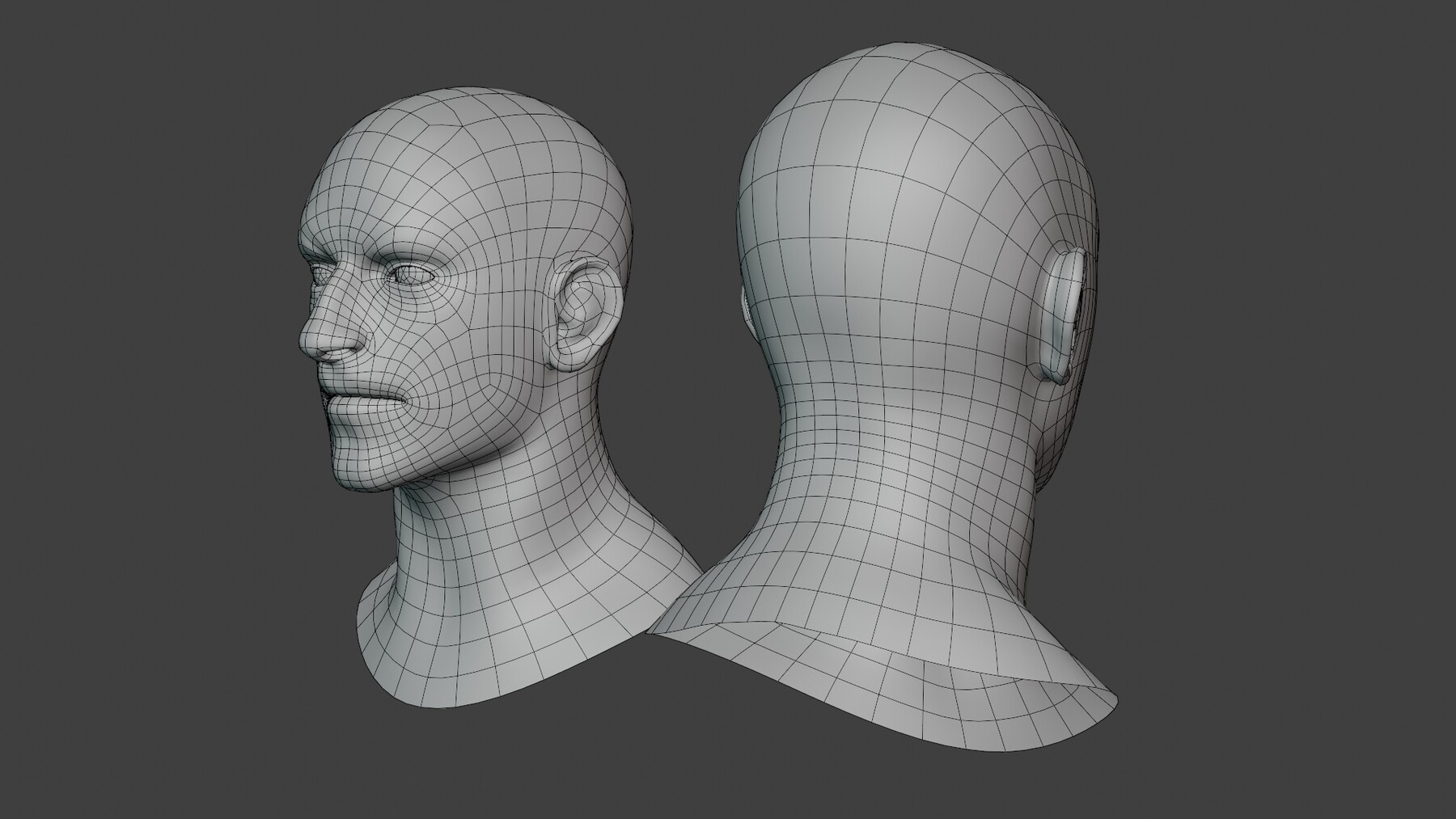 ArtStation - Male Head Base V4 | Resources