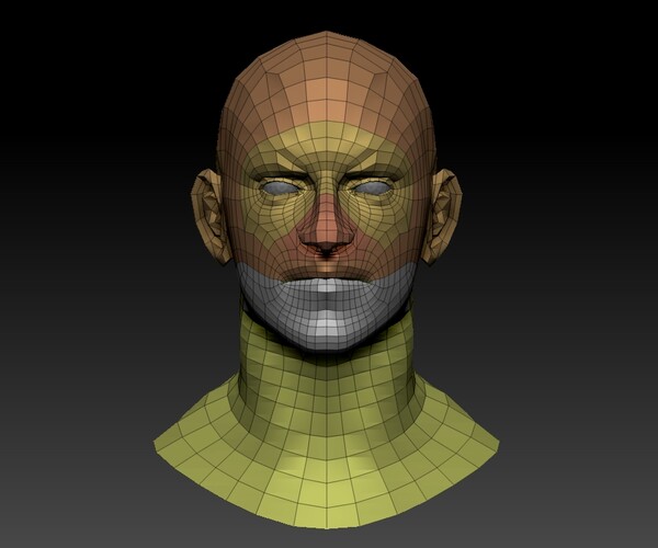 ArtStation - Male Head Base V4 | Resources