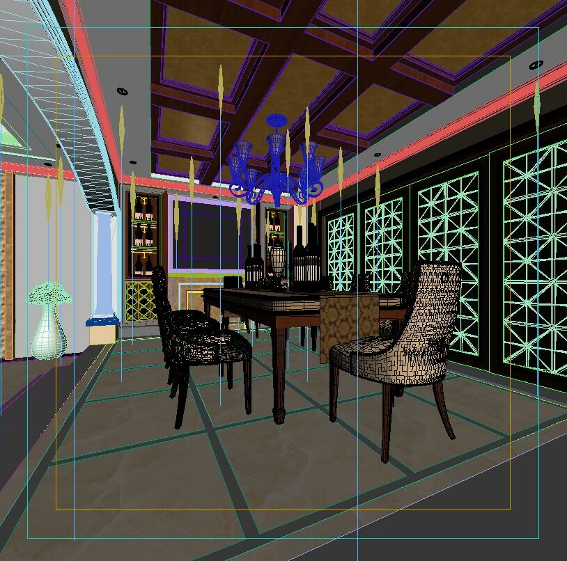 ArtStation - Luxury fashion European restaurant 1818 | Resources