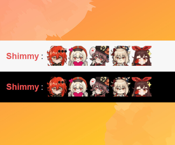 ArtStation - Genshin Impact 5x Emotes( for Twitch\Discrod) - Pyro ...