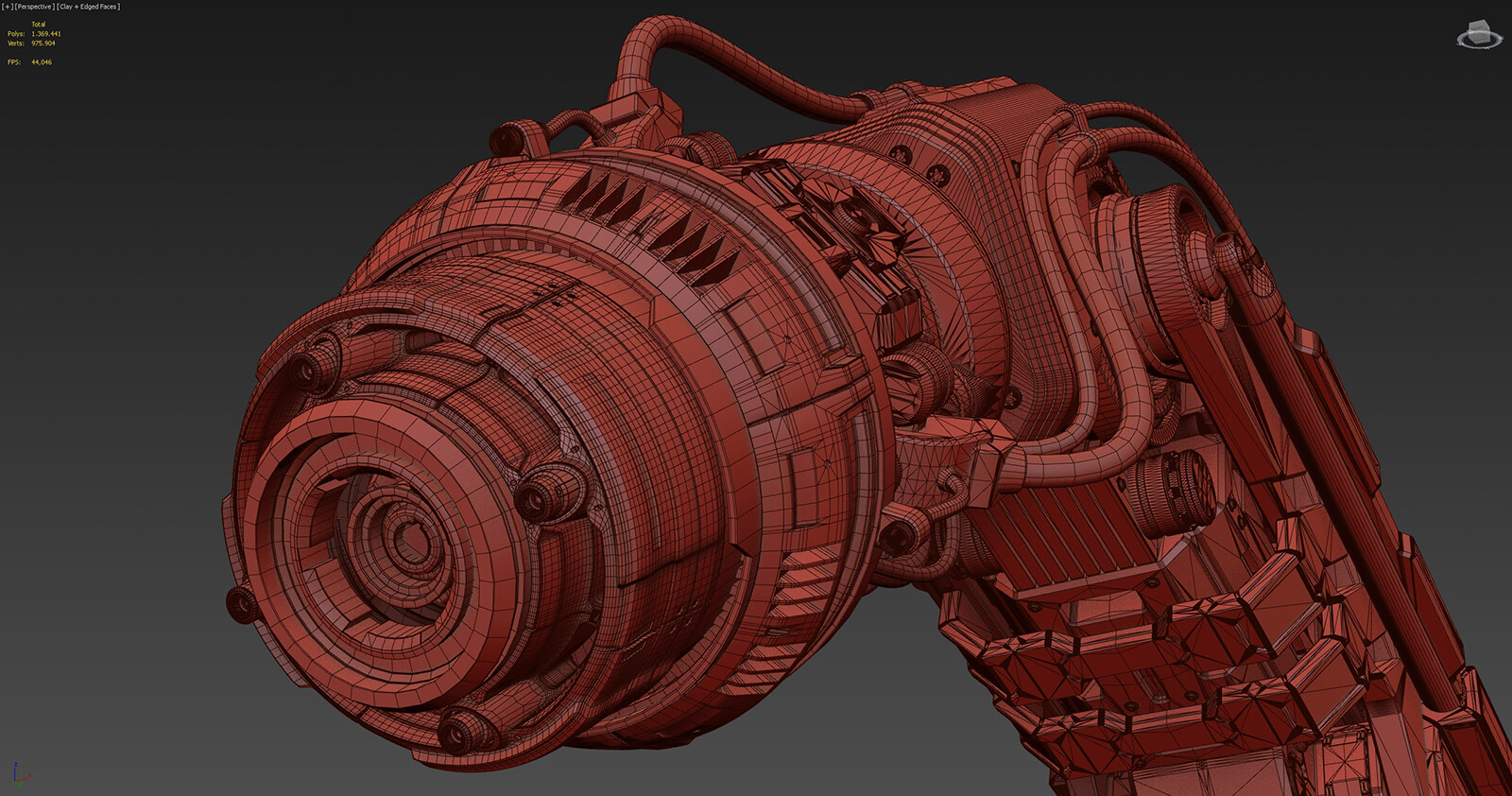 ArtStation - Sci - Fi Robotic Arm 2b - Rigged 3d Model | Resources