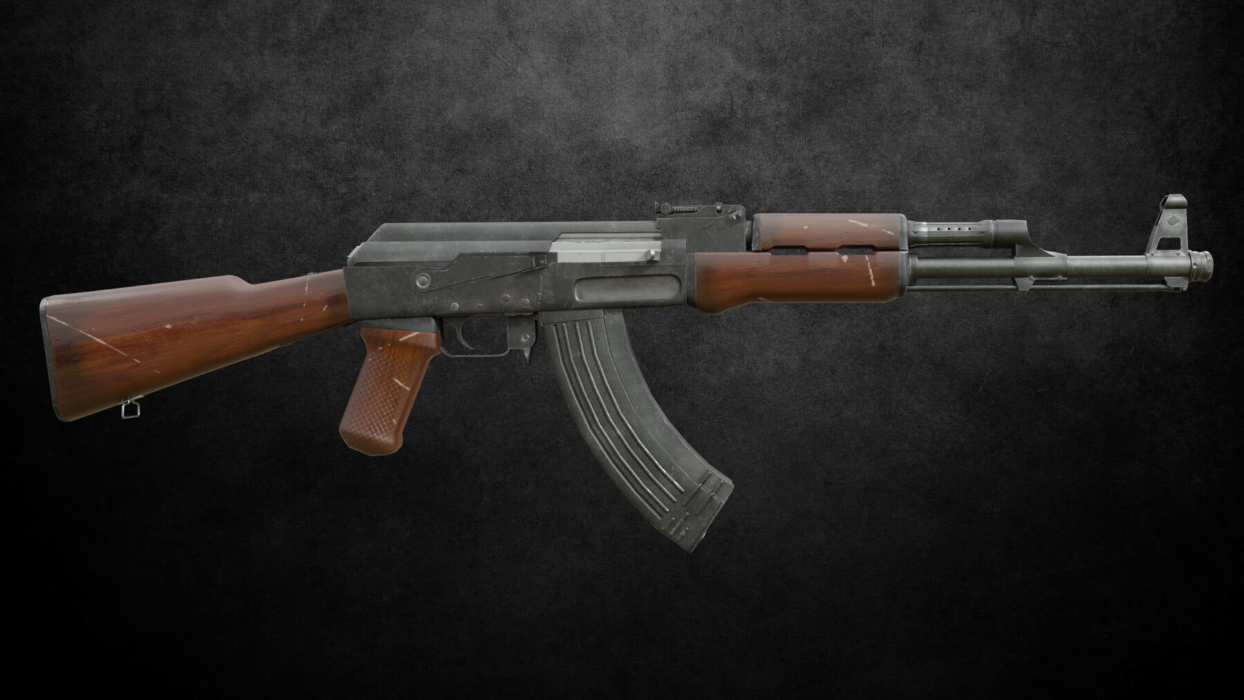 ArtStation - AK47 Type 3 Game Ready Model - PBR Textures | Game Assets