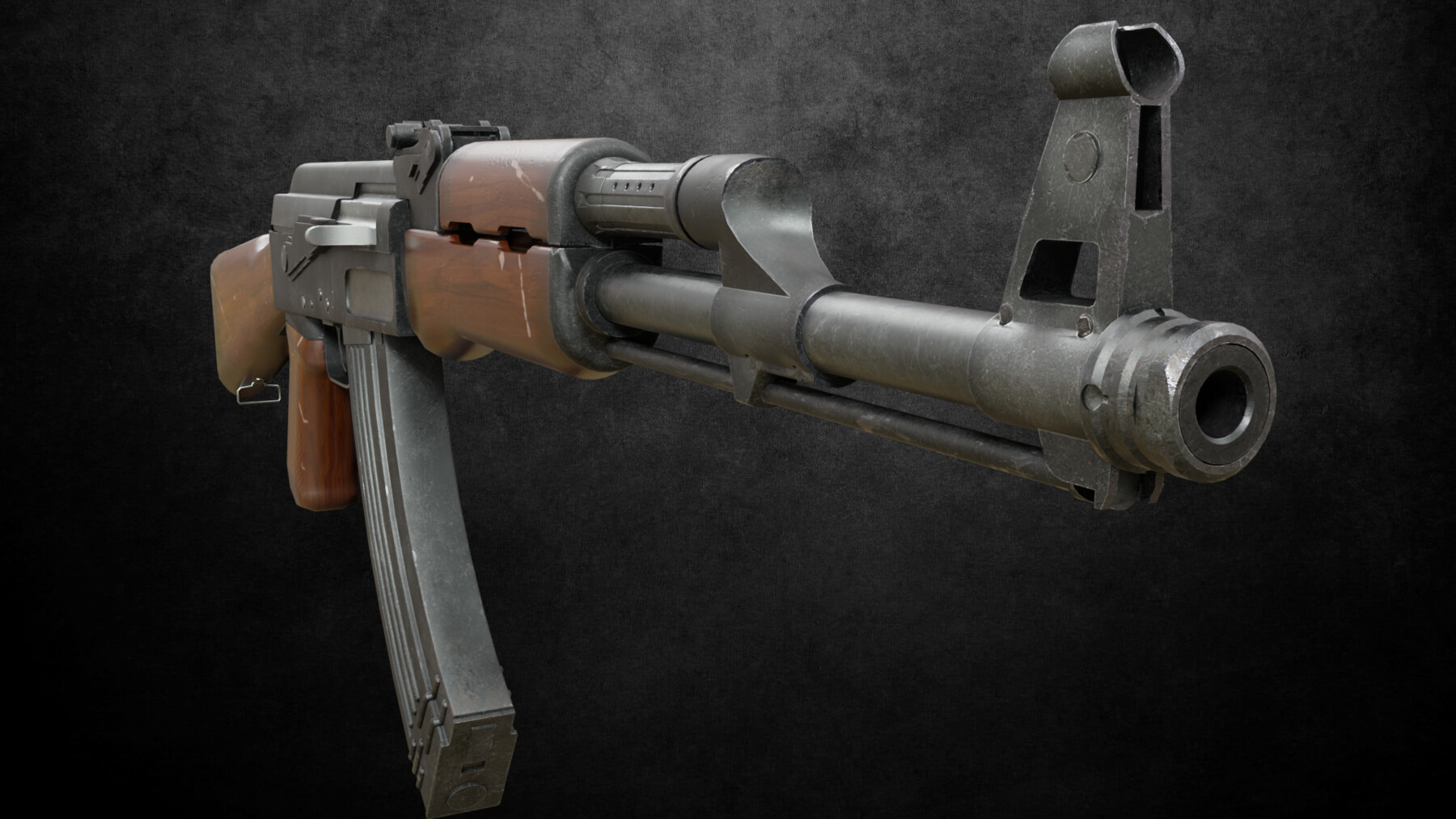 ArtStation - AK47 Type 3 Game Ready Model - PBR Textures | Game Assets