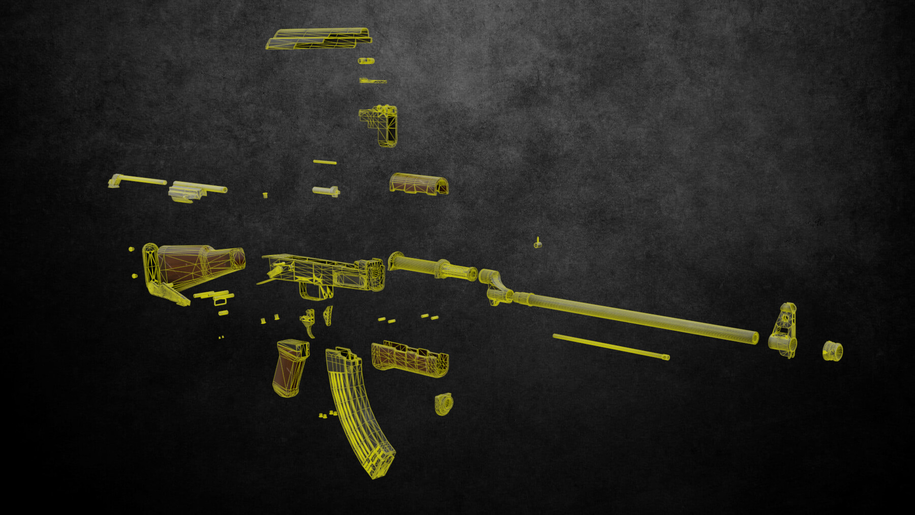 ArtStation - AK47 Type 3 Game Ready Model - PBR Textures | Game Assets