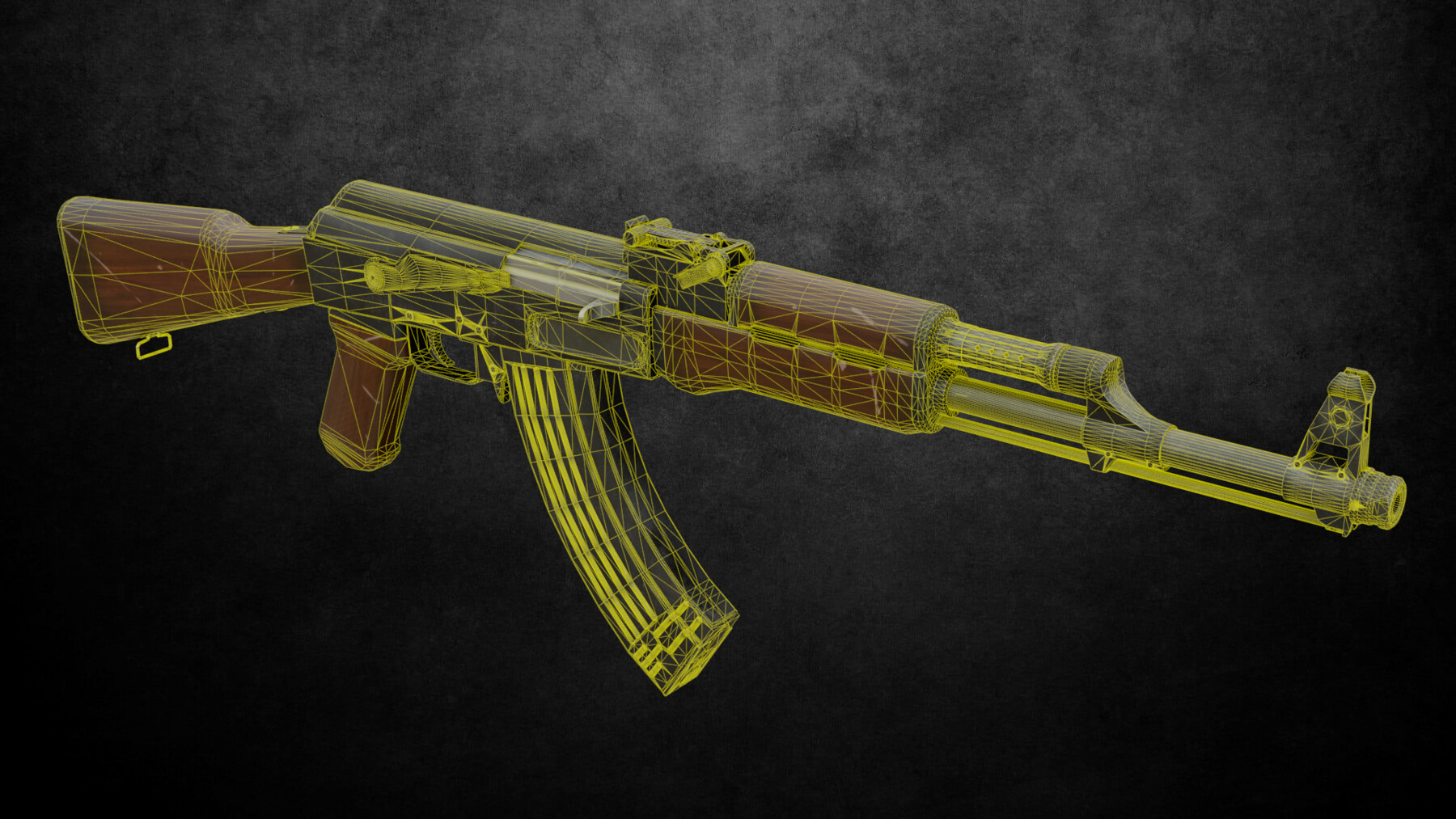 ArtStation - AK47 Type 3 Game Ready Model - PBR Textures | Game Assets