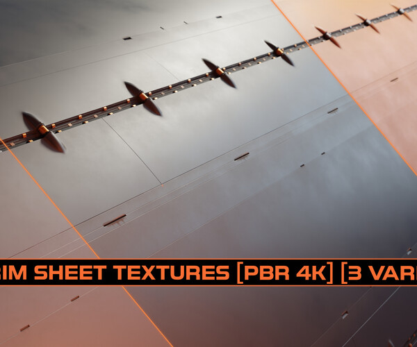 ArtStation - Sci fi Trim sheet texture 3 Variations | Resources