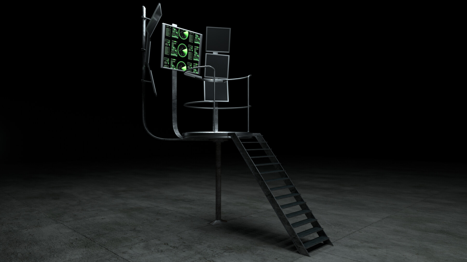 ArtStation - Sci-Fi Spaceship Control Center | Resources