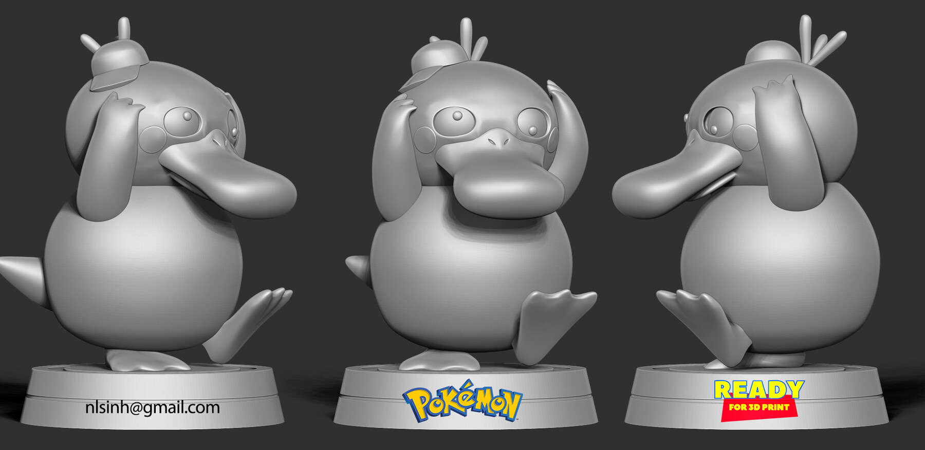 ArtStation - Psyduck - Pokemon Fanart | Resources