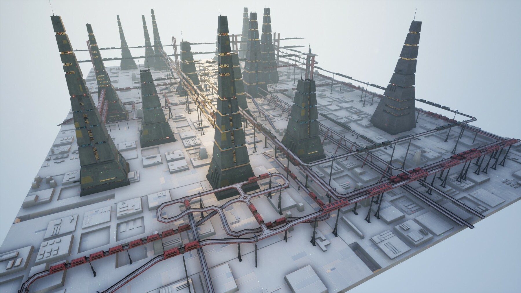 ArtStation - Amazing Sci-Fi Environment and Flying UE4 | Game Assets