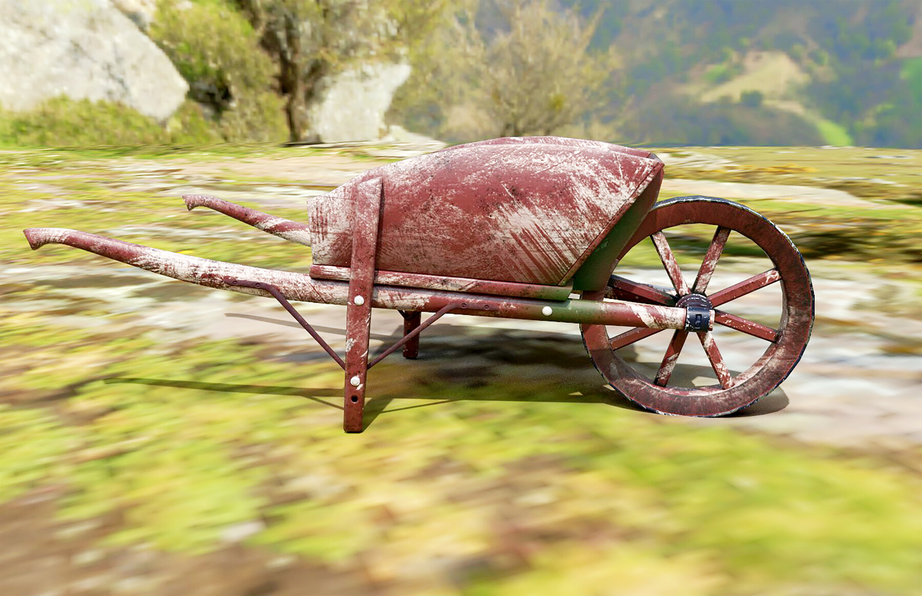 ArtStation - garden wheelbarrow | Game Assets