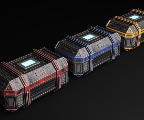ArtStation - Sci-Fi crate | Resources