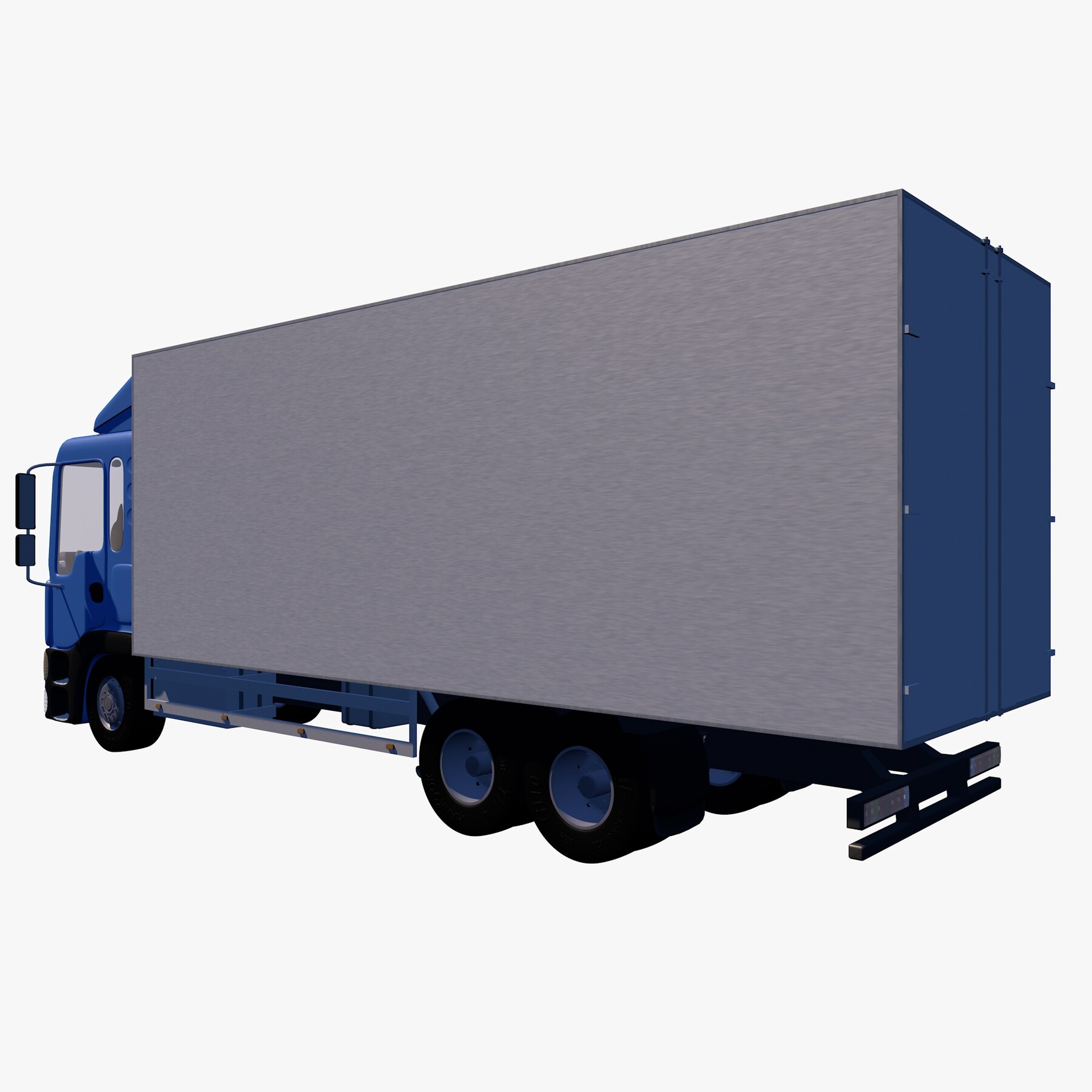 ArtStation - Light-duty truck box | Game Assets