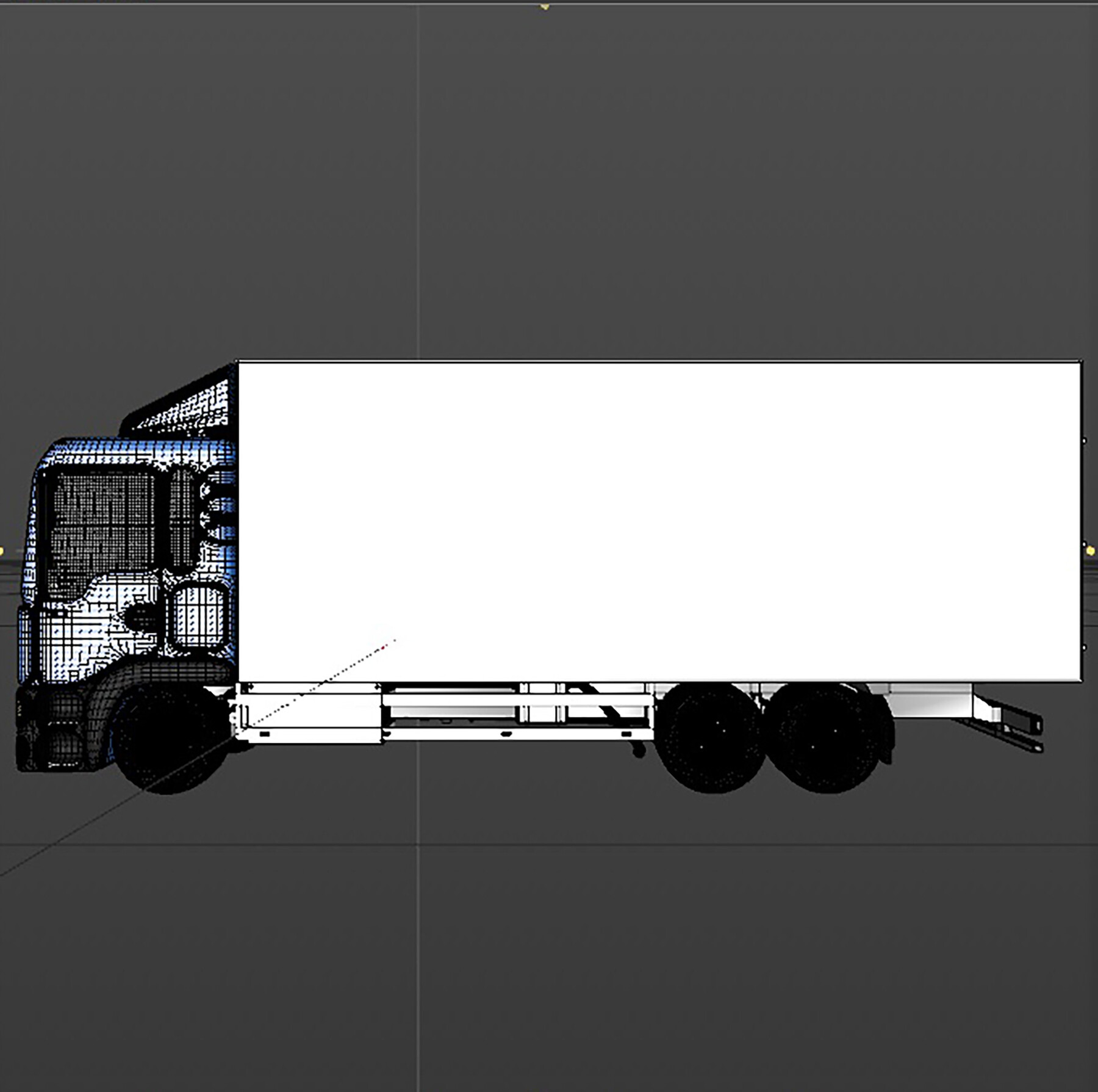 ArtStation - Light-duty truck box | Game Assets