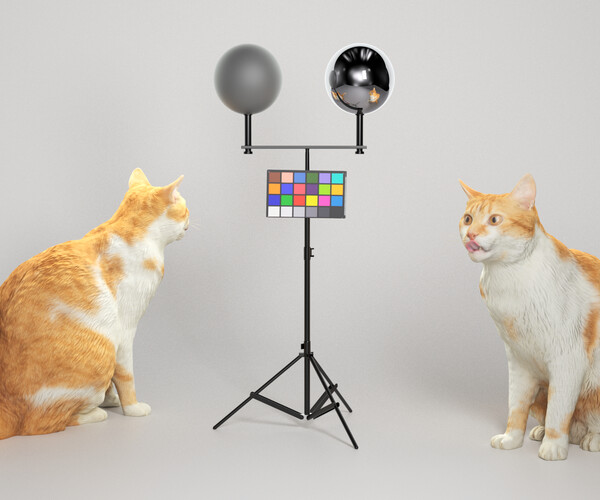 ArtStation - Red cat 21 | Game Assets