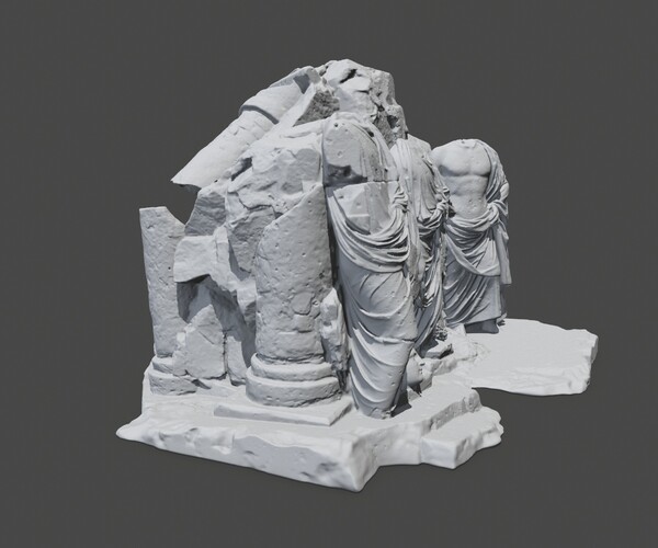 ArtStation - statue_mountain_stl | Game Assets