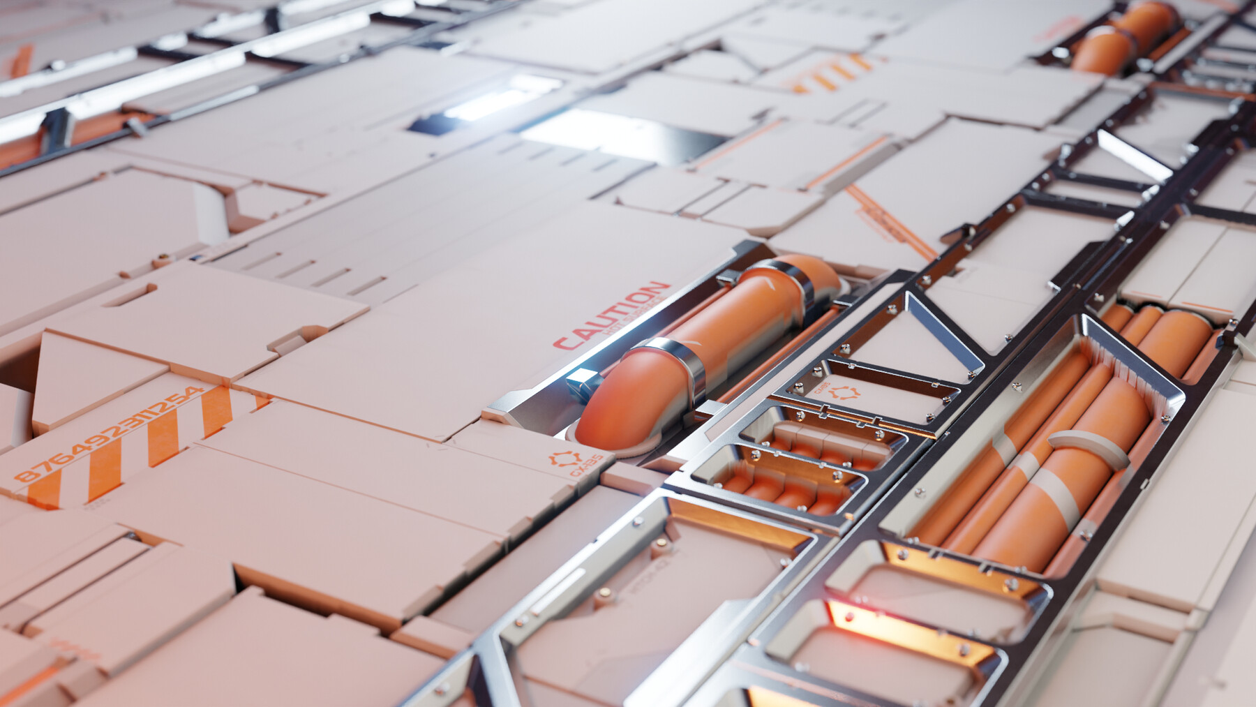 ArtStation - Sci fi Trim sheet texture 3 Variations | Resources