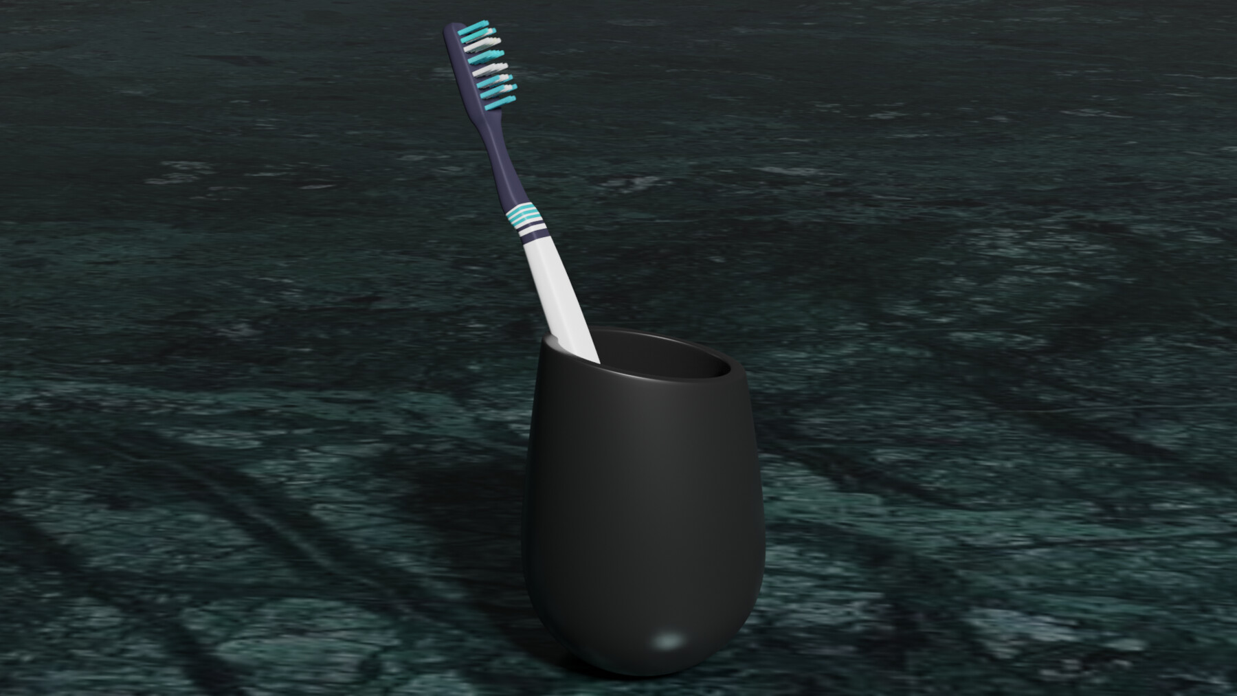 ArtStation - Toothbrush and Holder 3D model | Game Assets