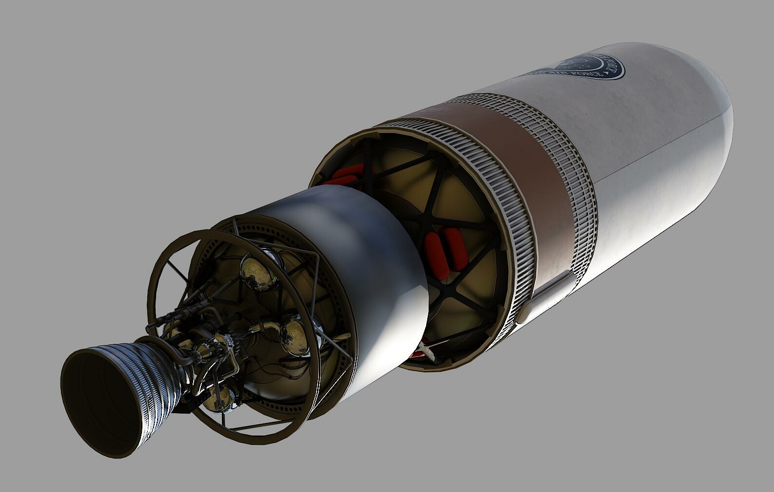 ArtStation - Delta IV Heavy Rocket 3D model | Resources