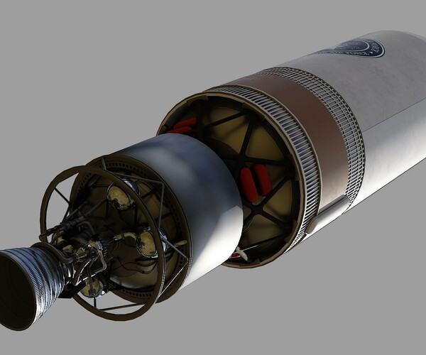 ArtStation - Delta IV Heavy Rocket 3D model | Resources