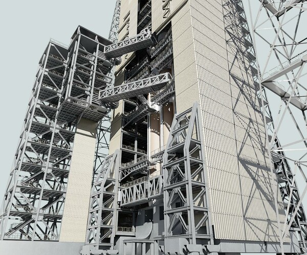 ArtStation - Delta IV Heavy Rocket 3D model | Resources