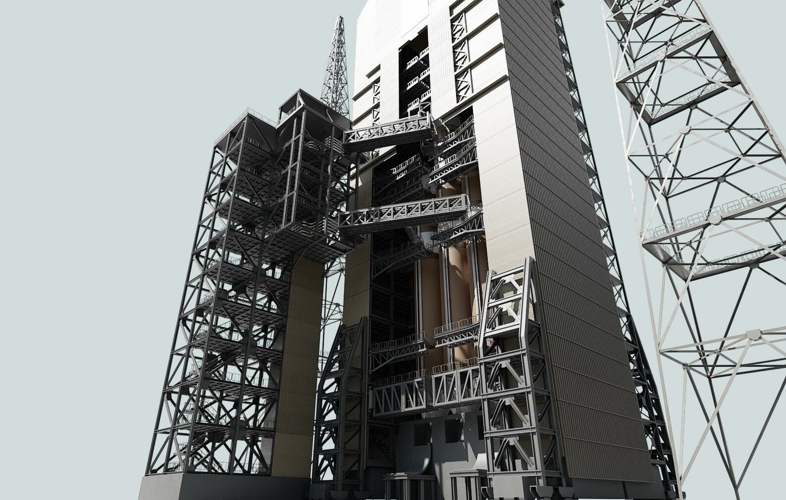 ArtStation - Delta IV Heavy Rocket 3D model | Resources