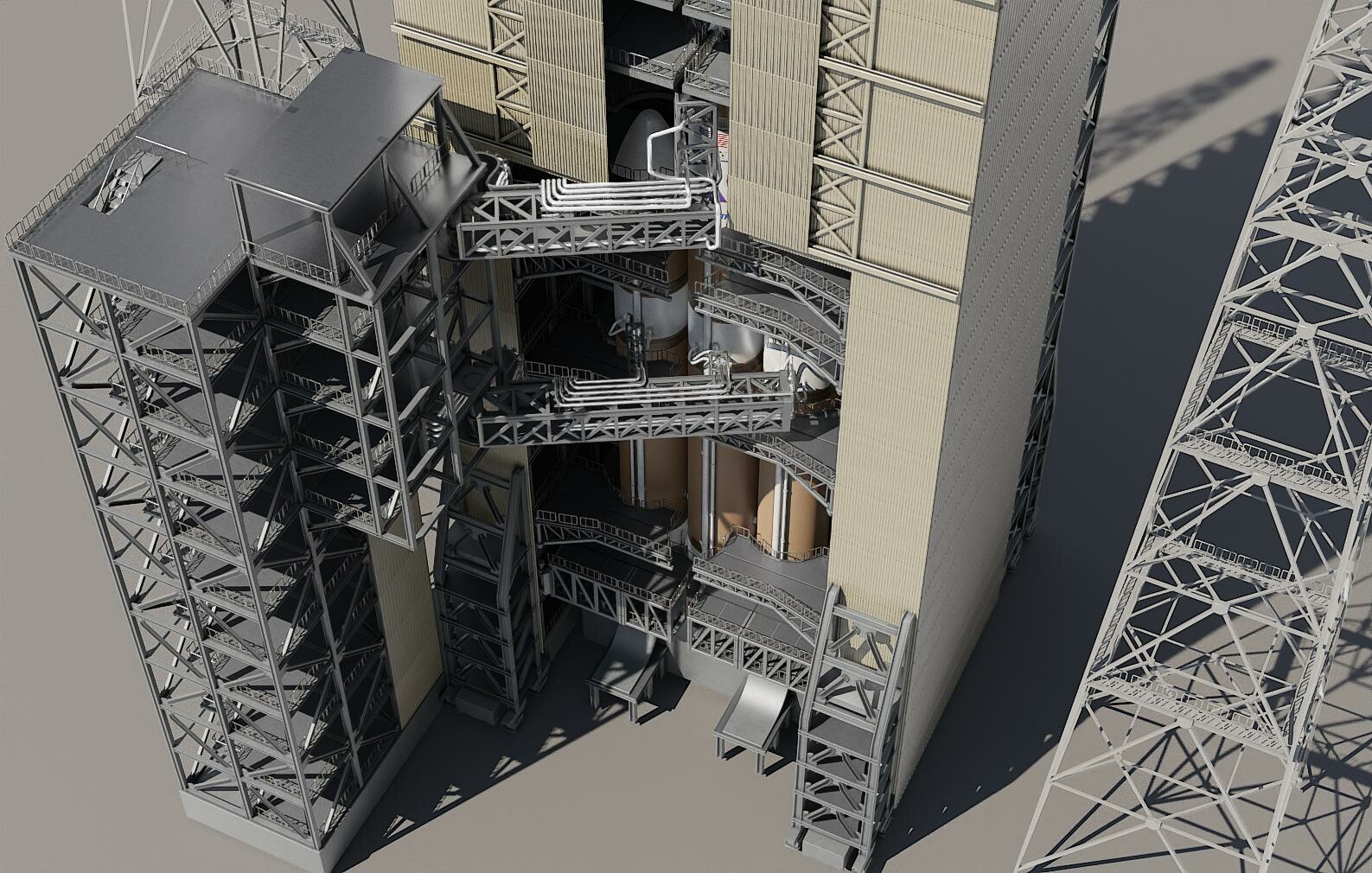 ArtStation - Delta IV Heavy Rocket 3D model | Resources