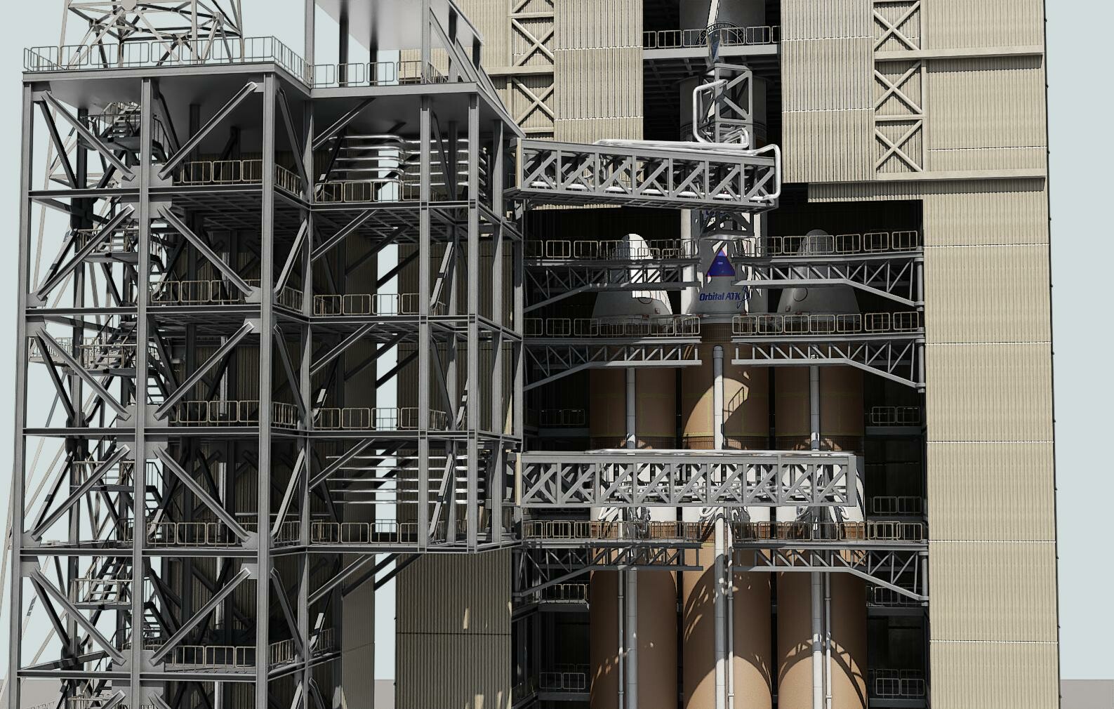 ArtStation - Delta IV Heavy Rocket 3D model | Resources