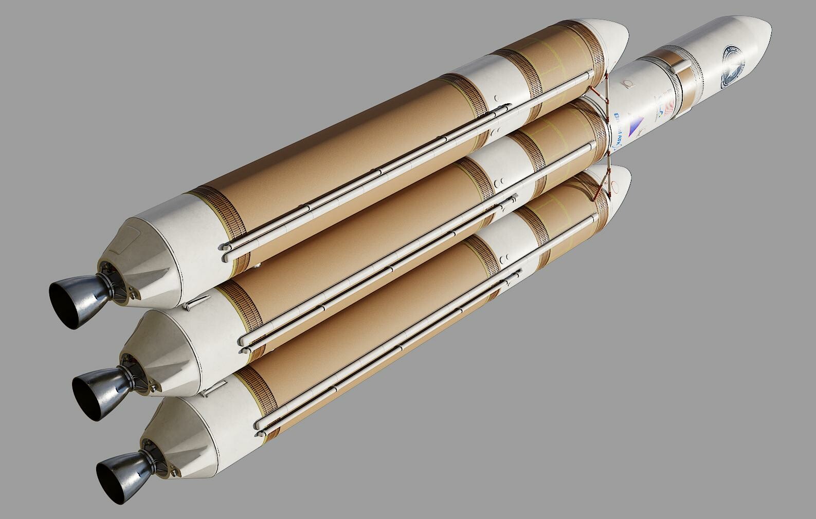 ArtStation - Delta IV Heavy Rocket 3D model | Resources