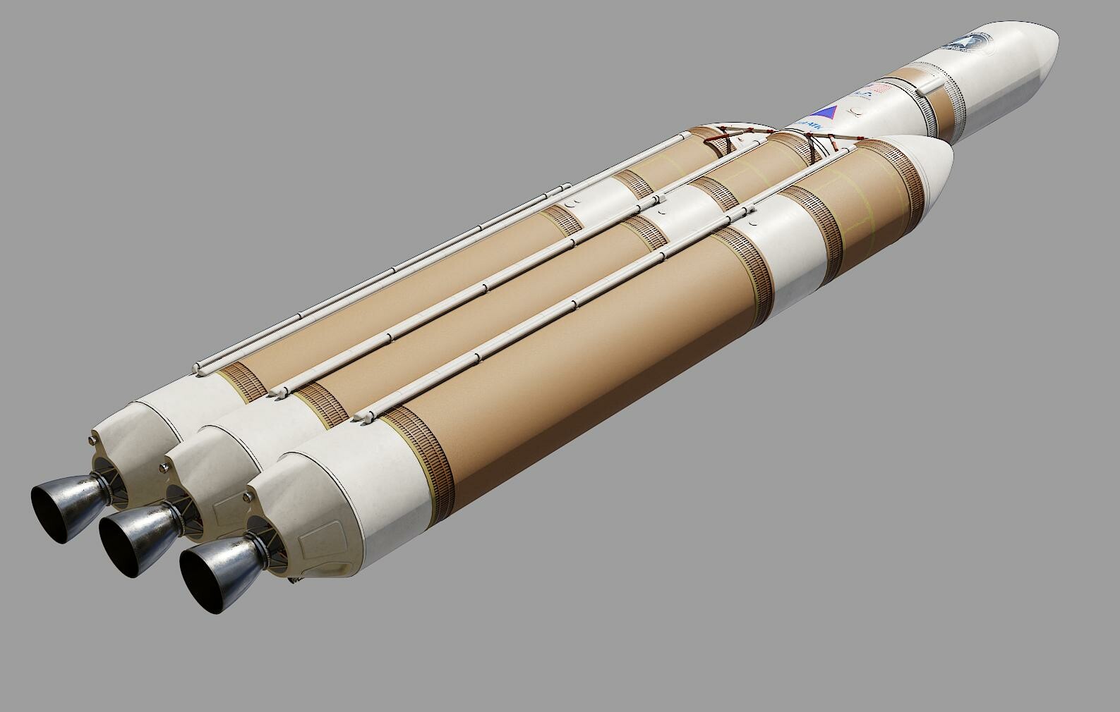 ArtStation - Delta IV Heavy Rocket 3D model | Resources