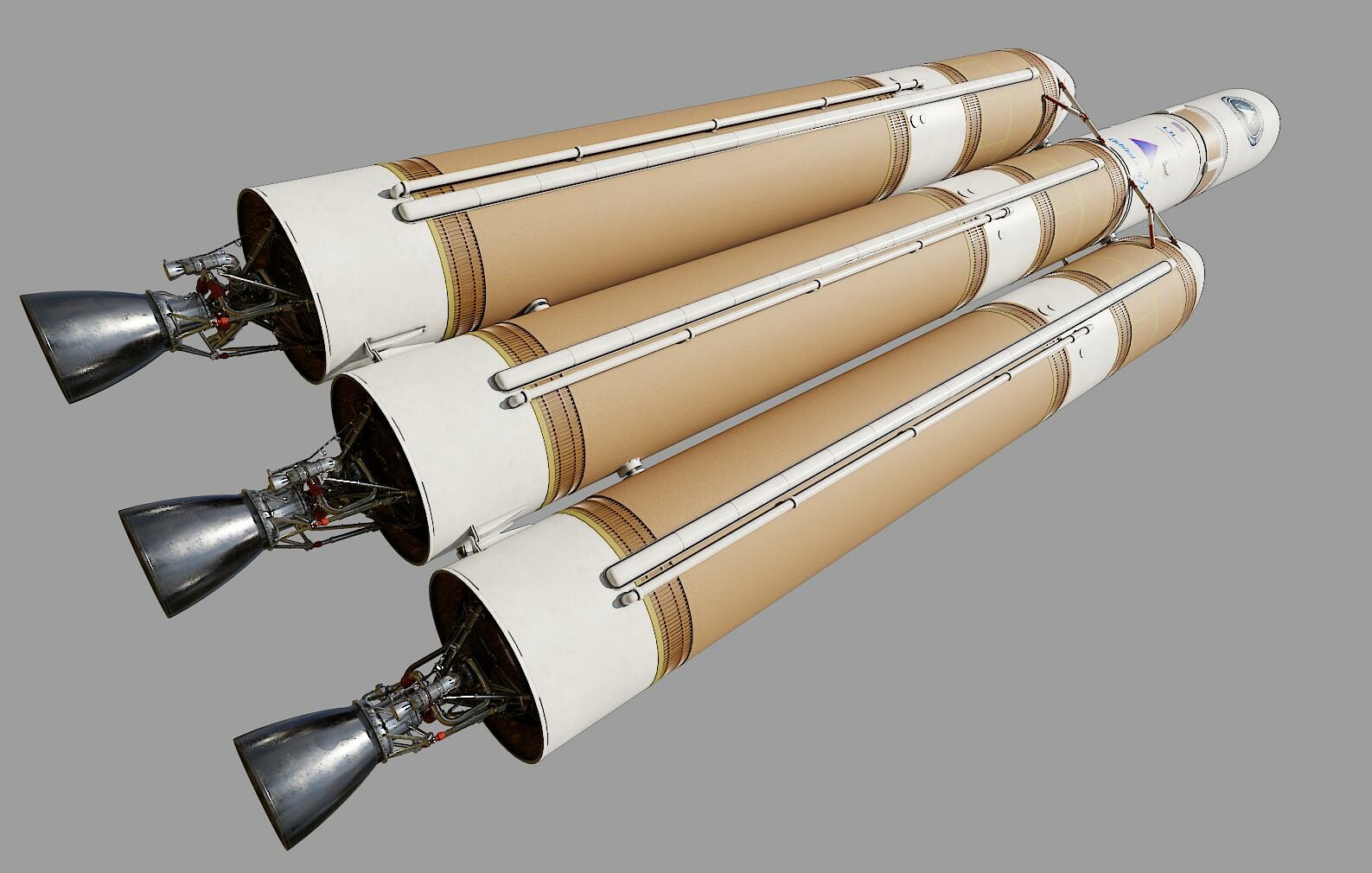 ArtStation - Delta IV Heavy Rocket 3D model | Resources
