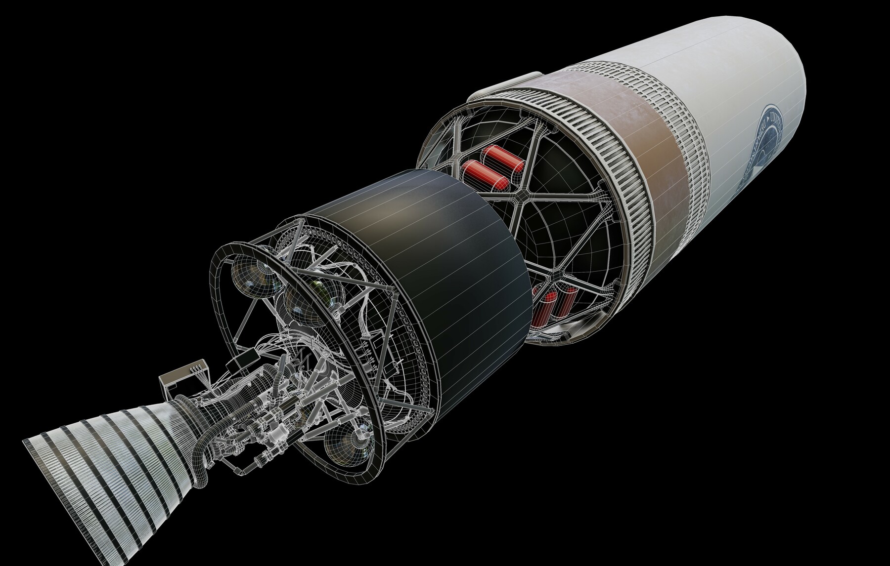 ArtStation - Delta IV Heavy Rocket 3D model | Resources