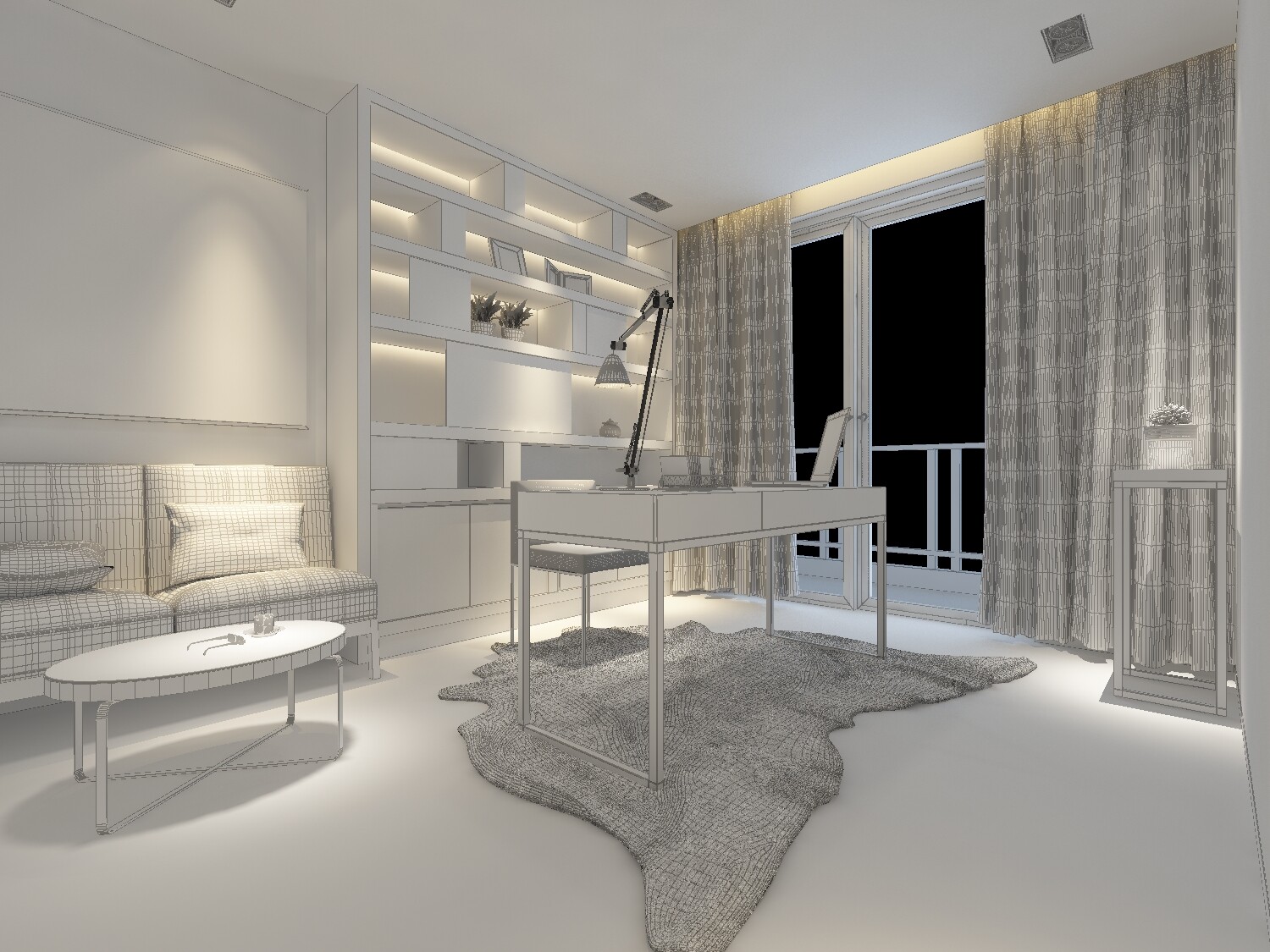 ArtStation - Home office study 1820 | Resources