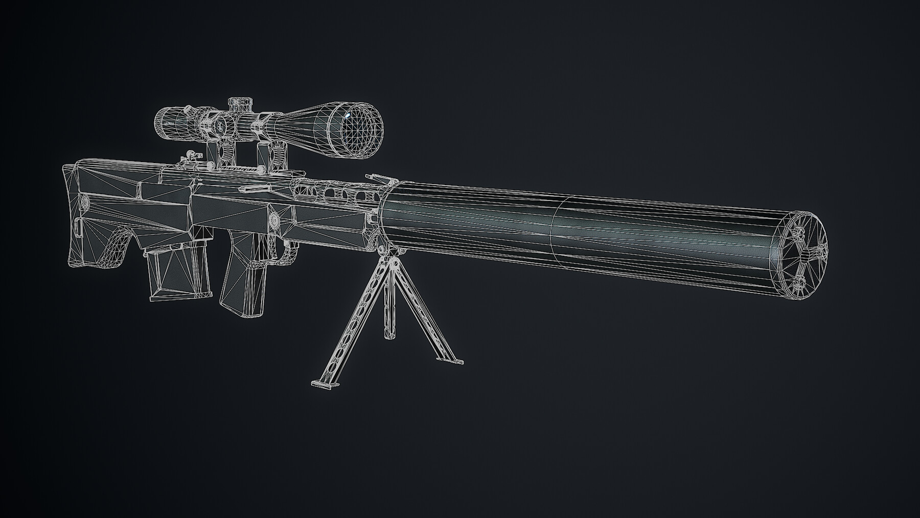 ArtStation - VKS Sniper Rifle | Game Assets