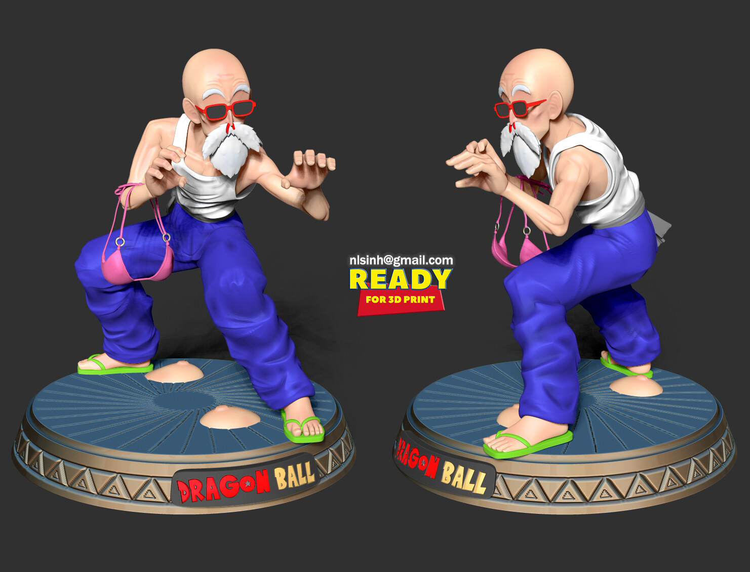 ArtStation - Master Roshi - Ready to fight | Resources