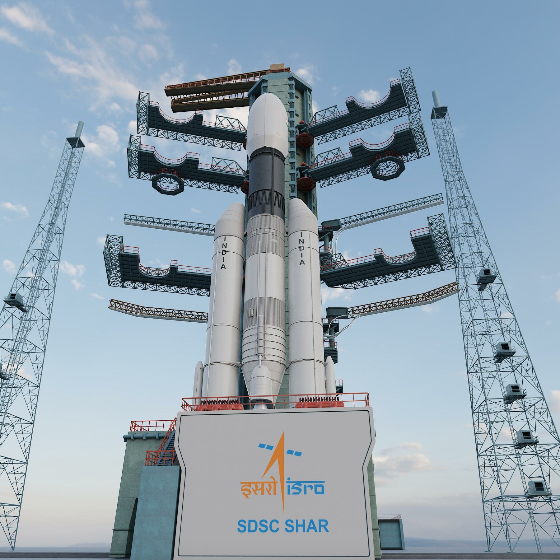 ArtStation - GSLV rocket 3D model | Resources