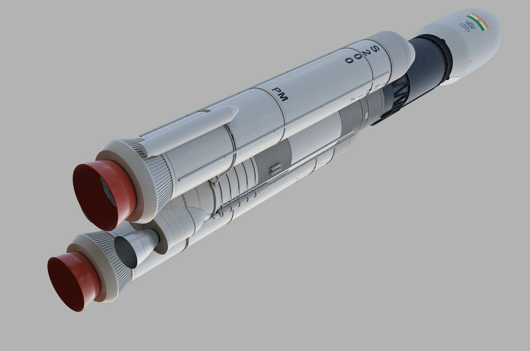 ArtStation - GSLV rocket 3D model | Resources