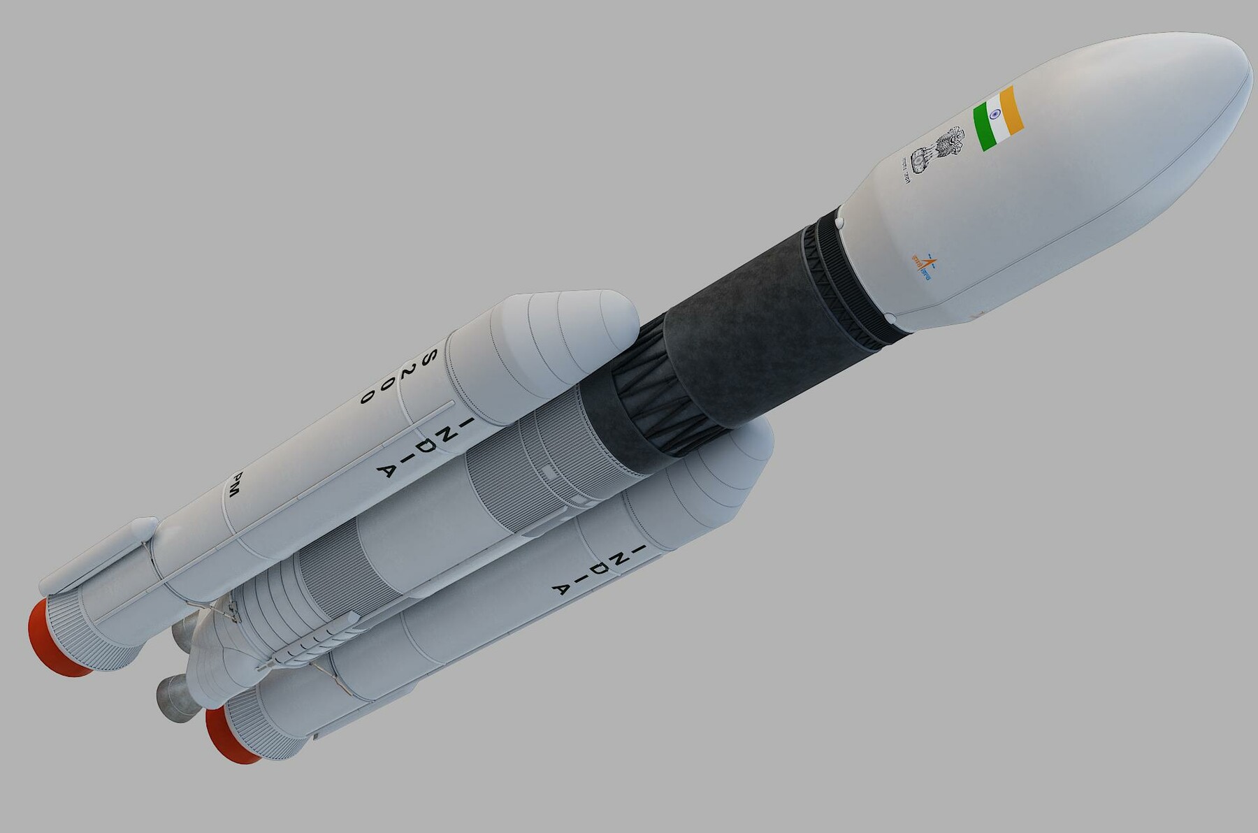 ArtStation - GSLV rocket 3D model | Resources