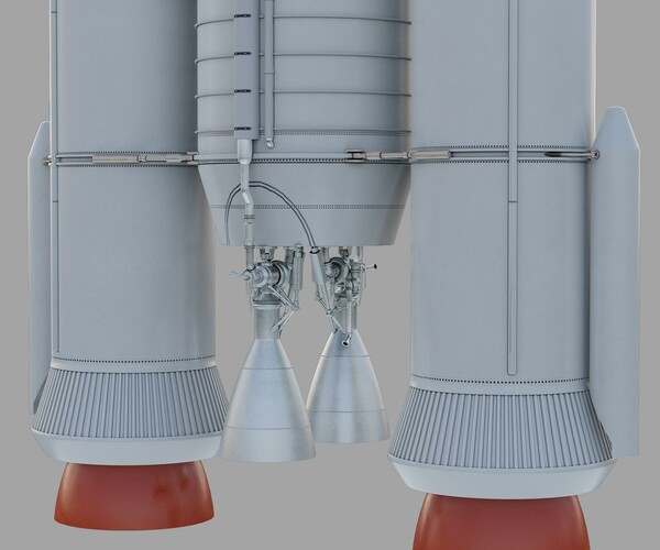 ArtStation - GSLV rocket 3D model | Resources