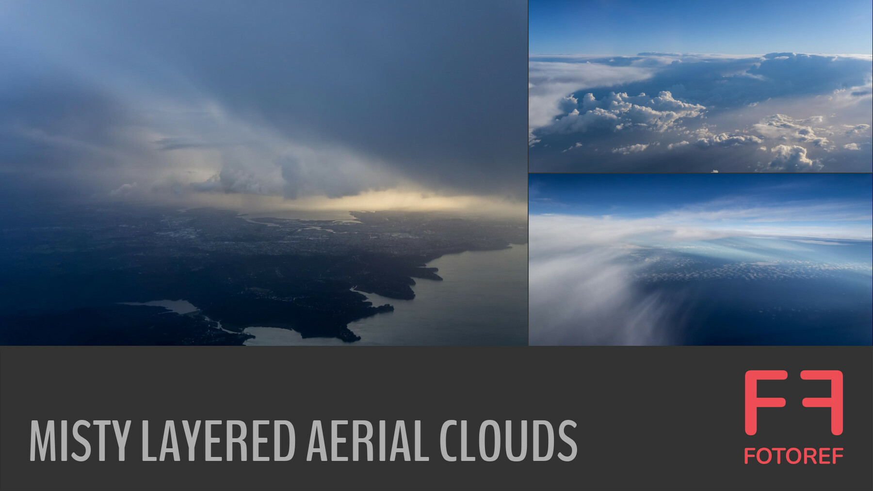ArtStation - 143 photos of Misty Layered Aerial Clouds | Resources